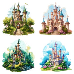 Castle Fairytale PNG Clipart Bundle Fantasy Land Scenery Fairy Tale ...