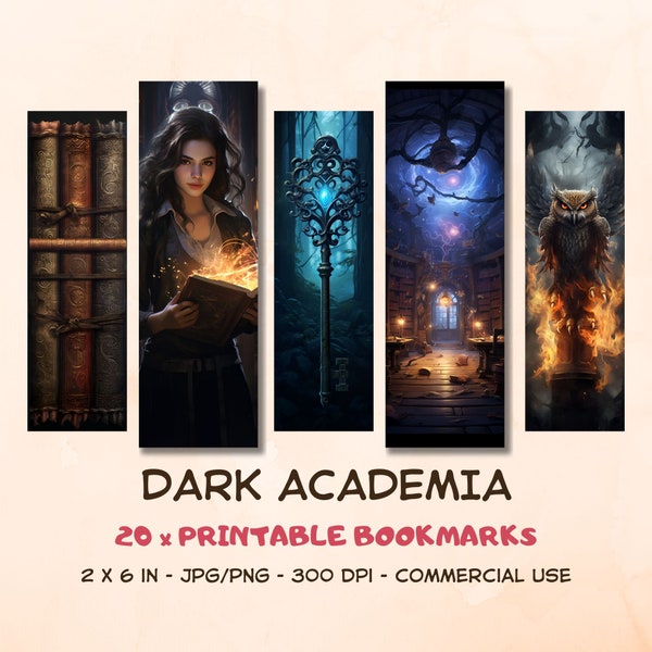 Fantasy Bookmarks Printable - Etsy