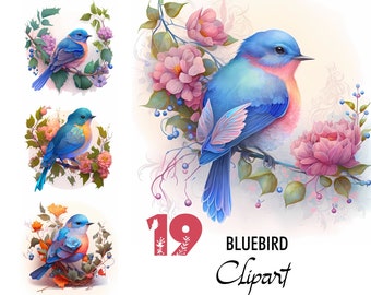 Bluebird Stencils - Etsy