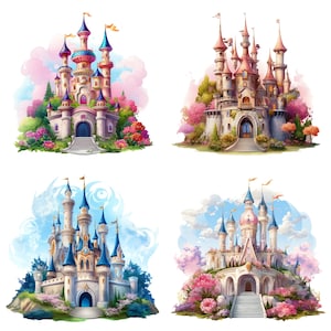 Castle Fairytale PNG Clipart Bundle Fantasy Land Scenery Fairy Tale ...