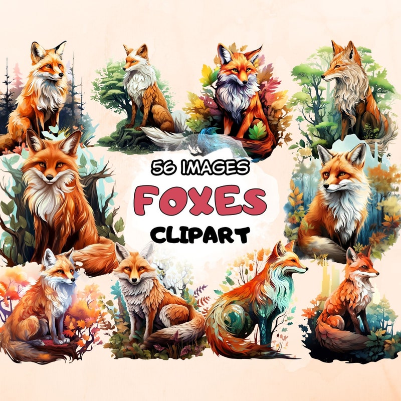 Fox Scrapbook - Etsy