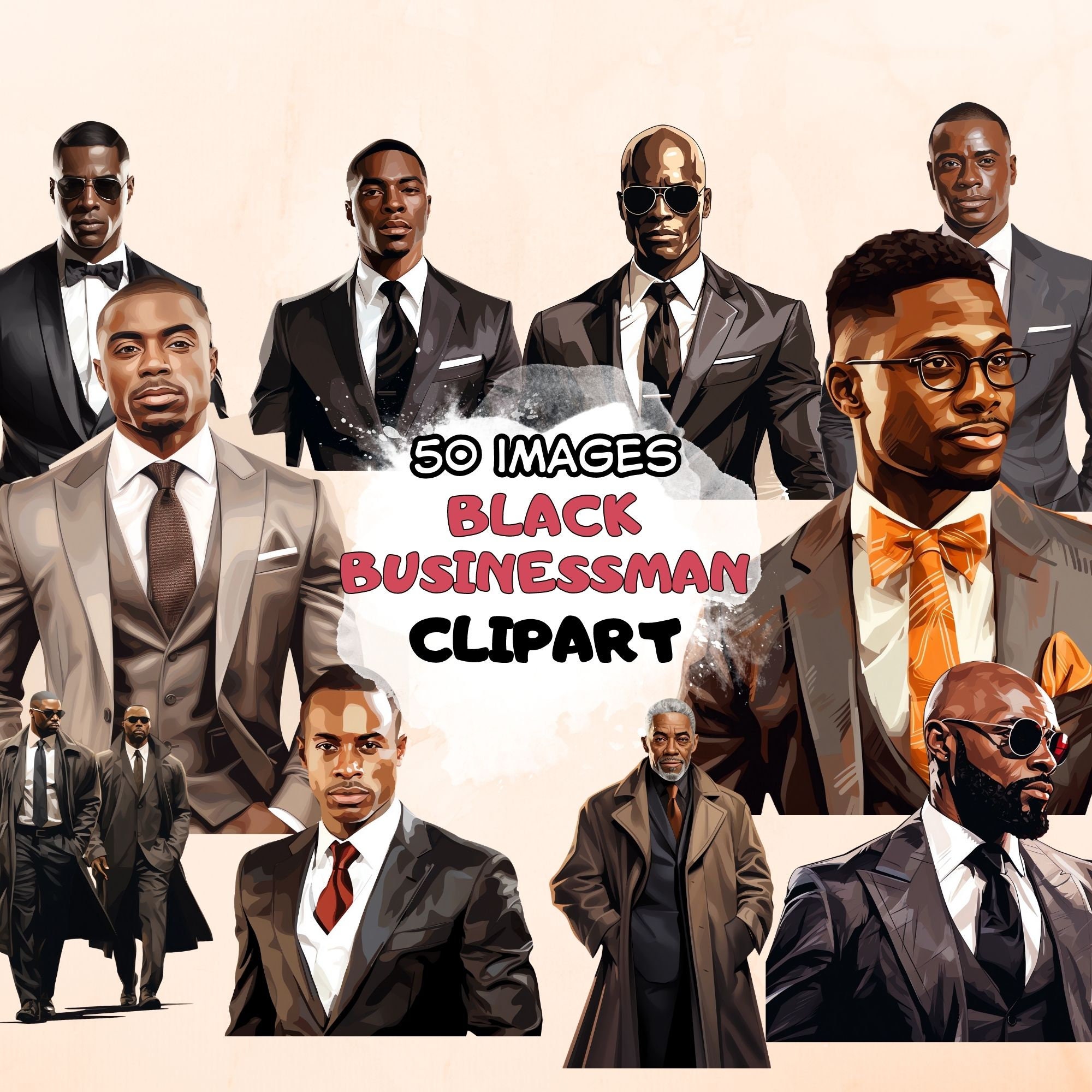 Black Businessman Clipart