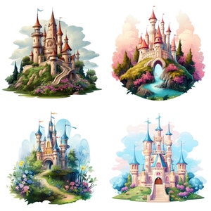 Castle Fairytale PNG Clipart Bundle Fantasy Land Scenery Fairy Tale ...