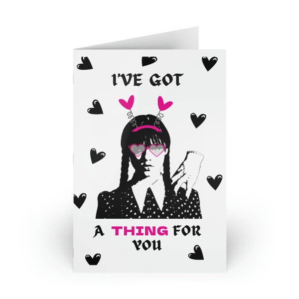 Wednesday Addams Valentine Cards - Etsy