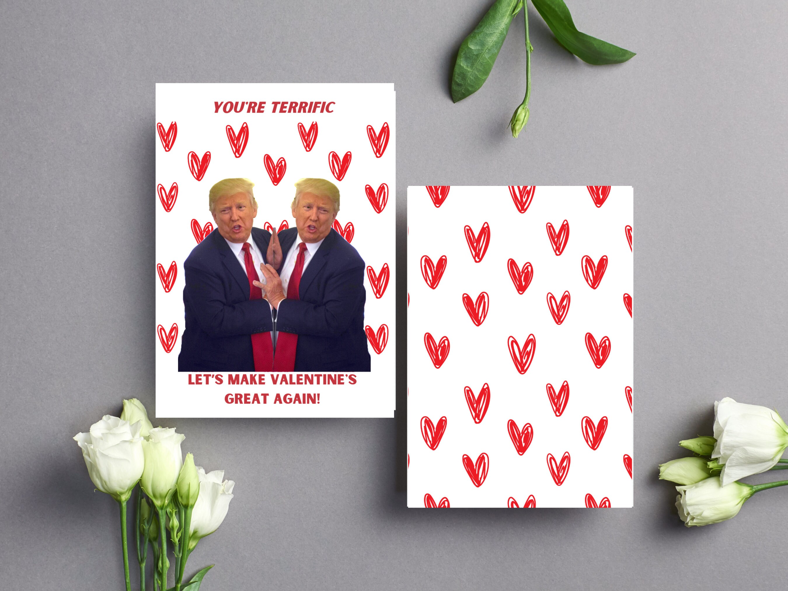 Valentines Card Printable. Donald Trump Inspired Printable Valentines ...