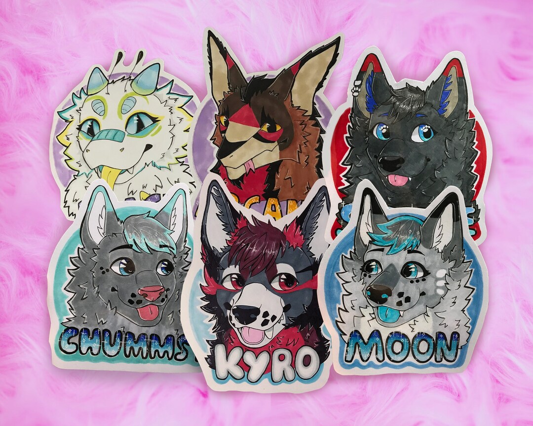 Custom Fursuit Badges - Etsy