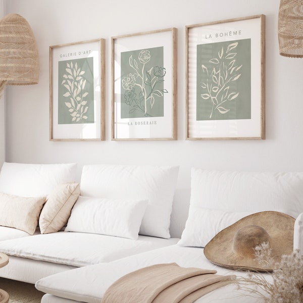 Sage Botanical Prints - Etsy