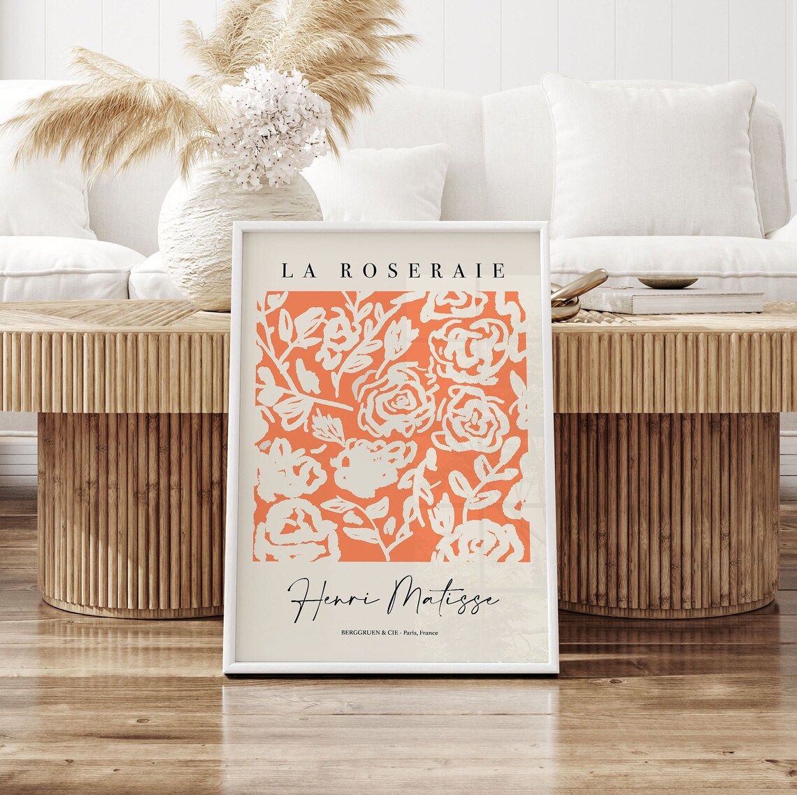 Orange Matisse Print, Henri Matisse, Abstract Print, Orange Wall Art ...