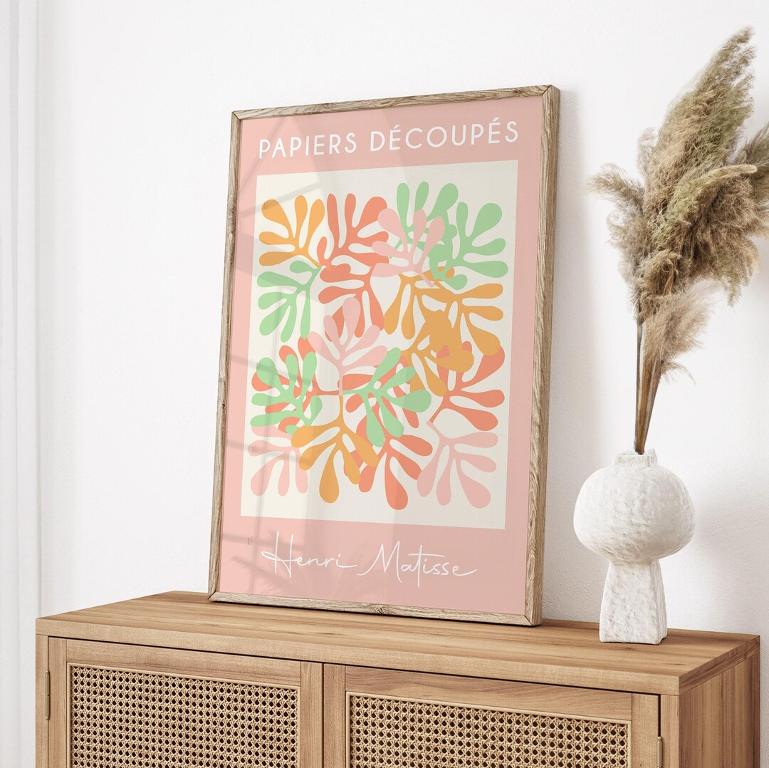 Pastel Matisse Print, Modern Wall Art, Colourful Wall Art, Pastel ...