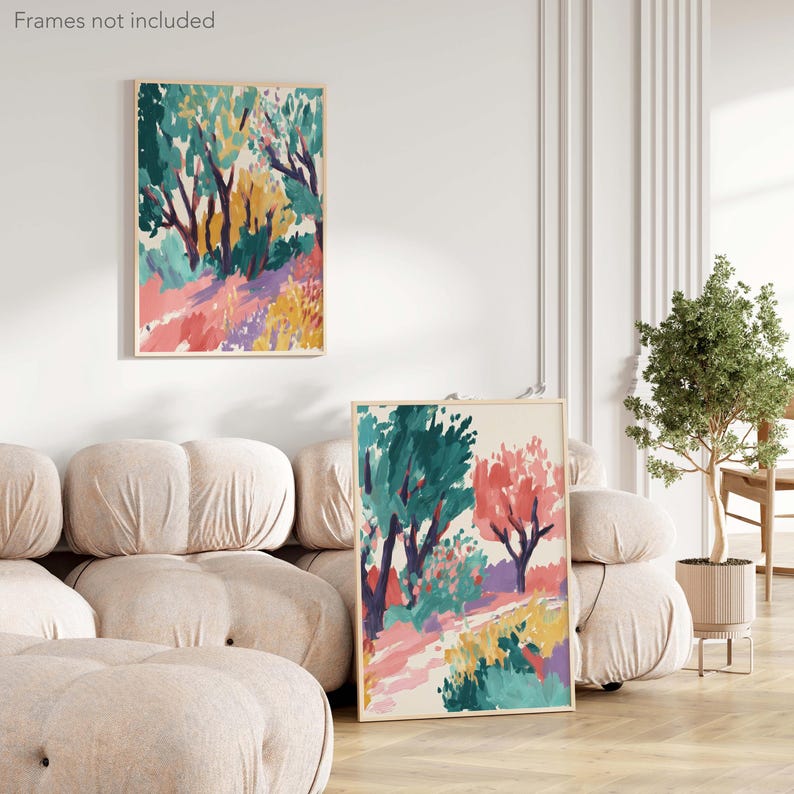 Set of 2: Fauvism Art Prints | Colourful Art Prints | Museum Exhibition ...