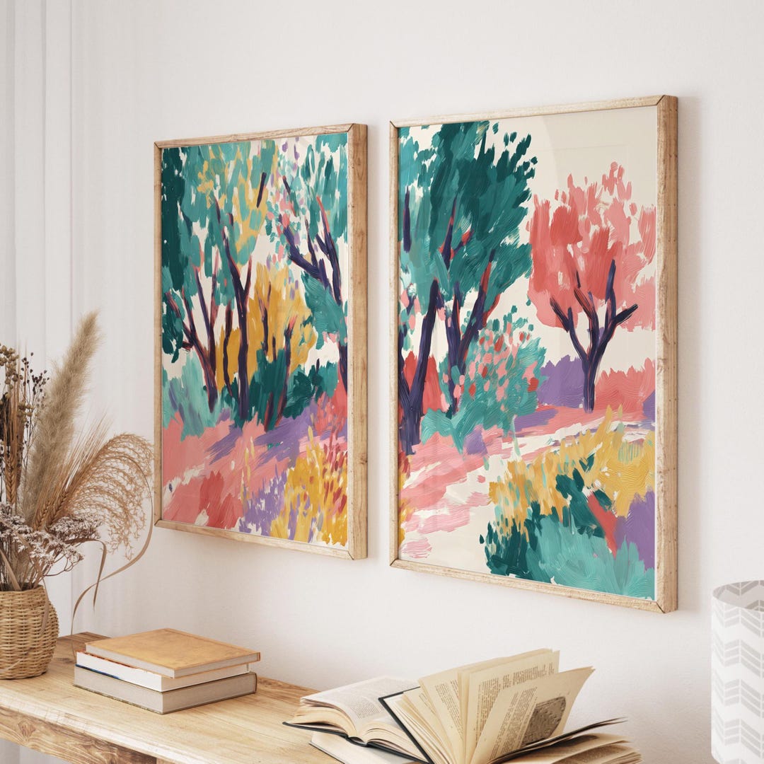Set of 2: Fauvism Art Prints | Colourful Art Prints | Museum Exhibition ...