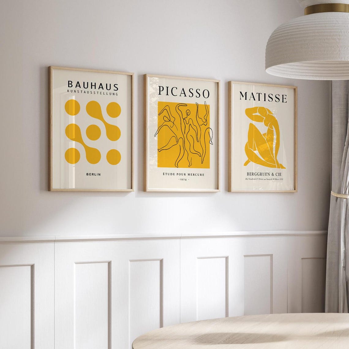 Yellow Matisse Print, Yellow Wall Art, Henri Matisse, Woman Print ...