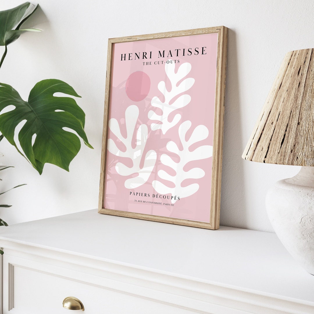 Pink Henri Matisse Print | Pastel Pink Wall Art | Pink Exhibition ...
