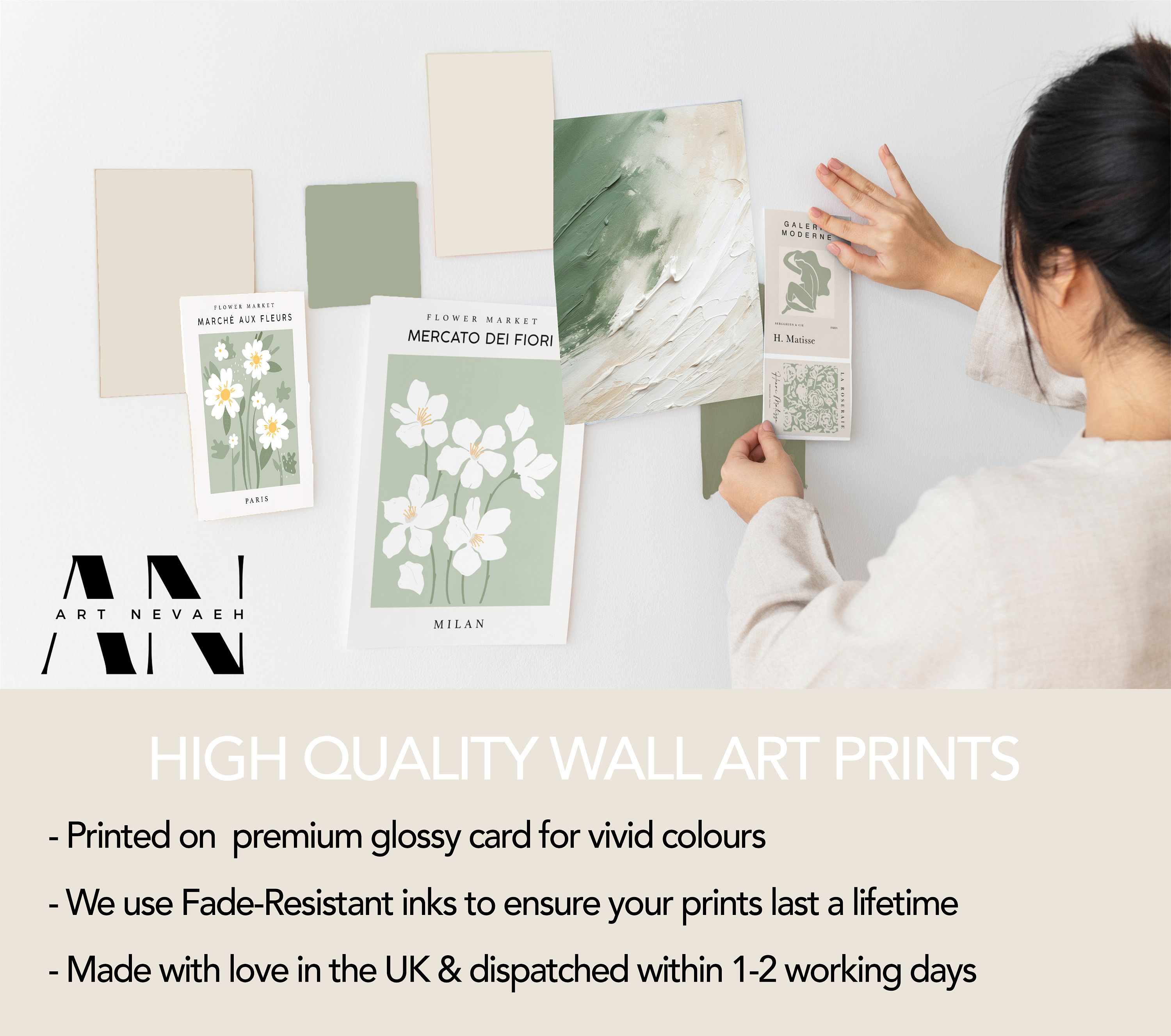 Lilac Purple Prints, 3 Set, Lilac Wall Art, Matisse Poster, William ...