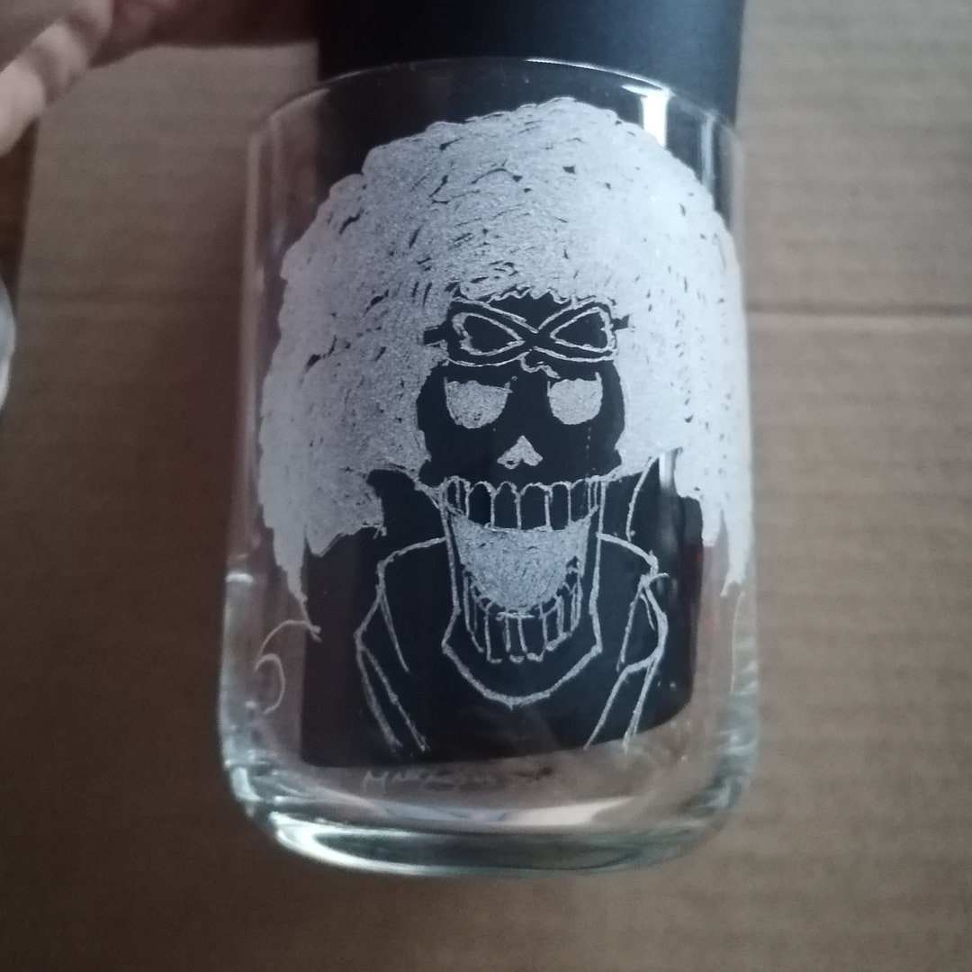 One Piece - Brook Carved in Glass - Etsy