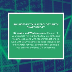Personalized Astrology Career Report - Unlock the Potential Your Birth ...