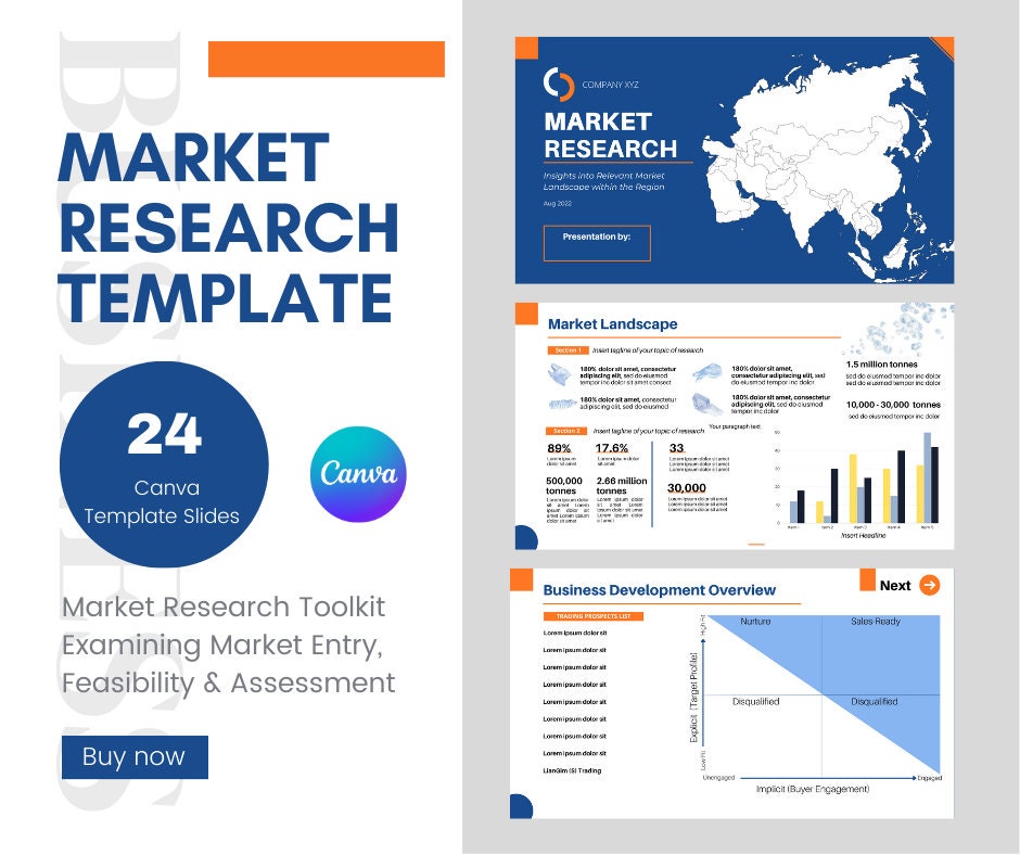 Market Research Consulting Presentation Template 24 Customizable Slides ...