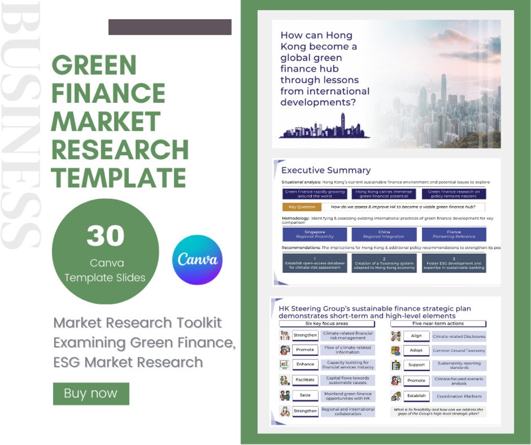 Green and Sustainable Finance/esg Market Research Consulting Template ...
