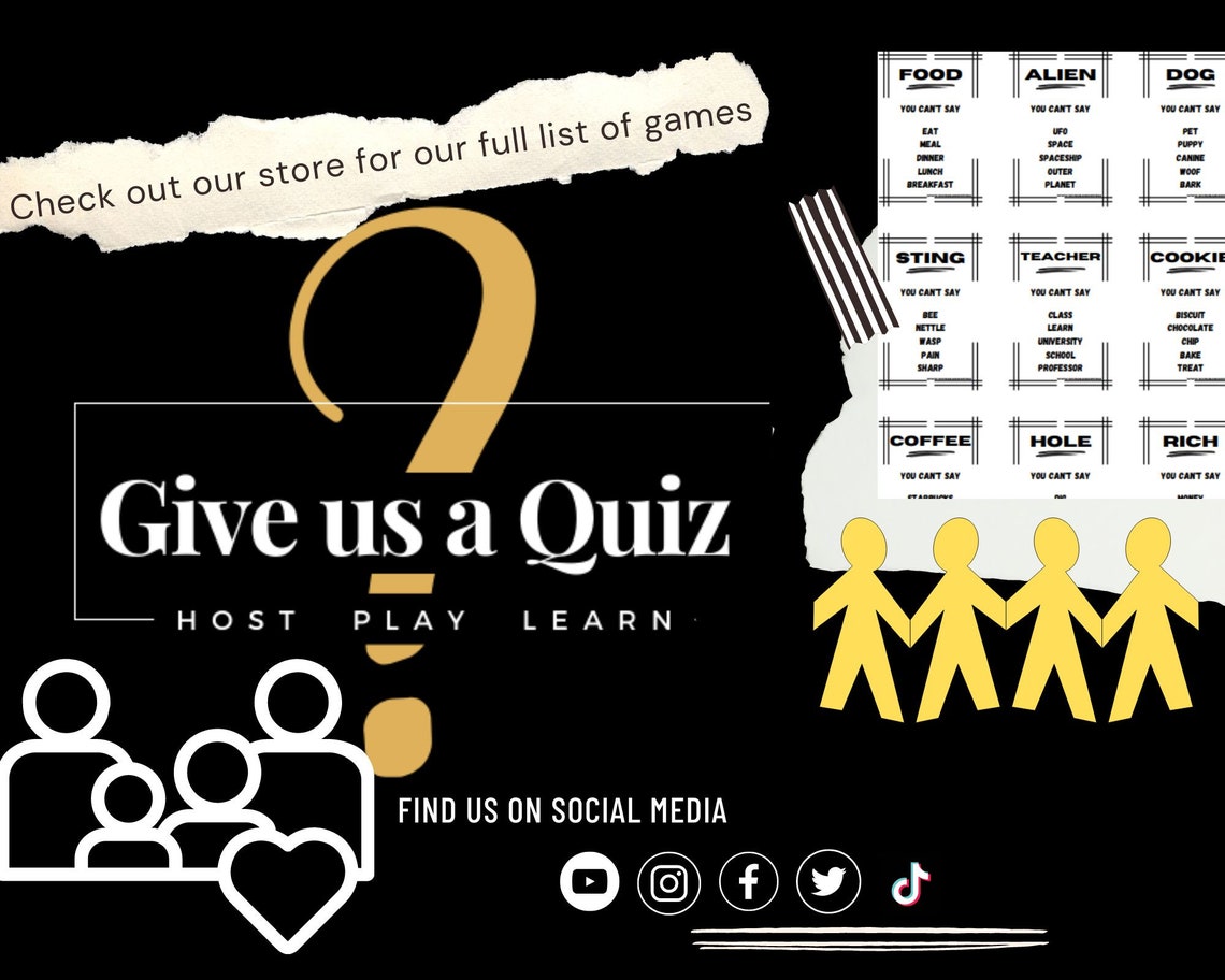 Pub Quiz 1 - Powerpoint Game and Printable Game - Both Included, You Choose! Hilarious and ...