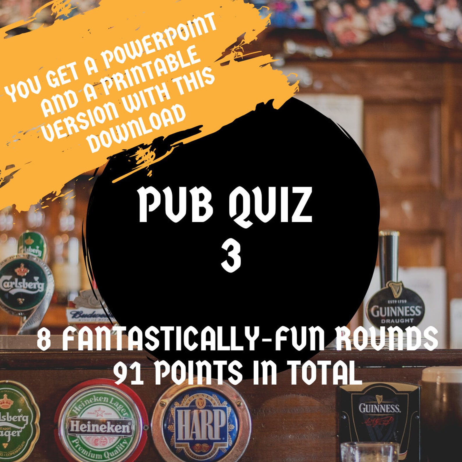 Pub Quiz 3 Best Pub Quiz Cheap Pub Quiz Game Powerpoint Game and ...