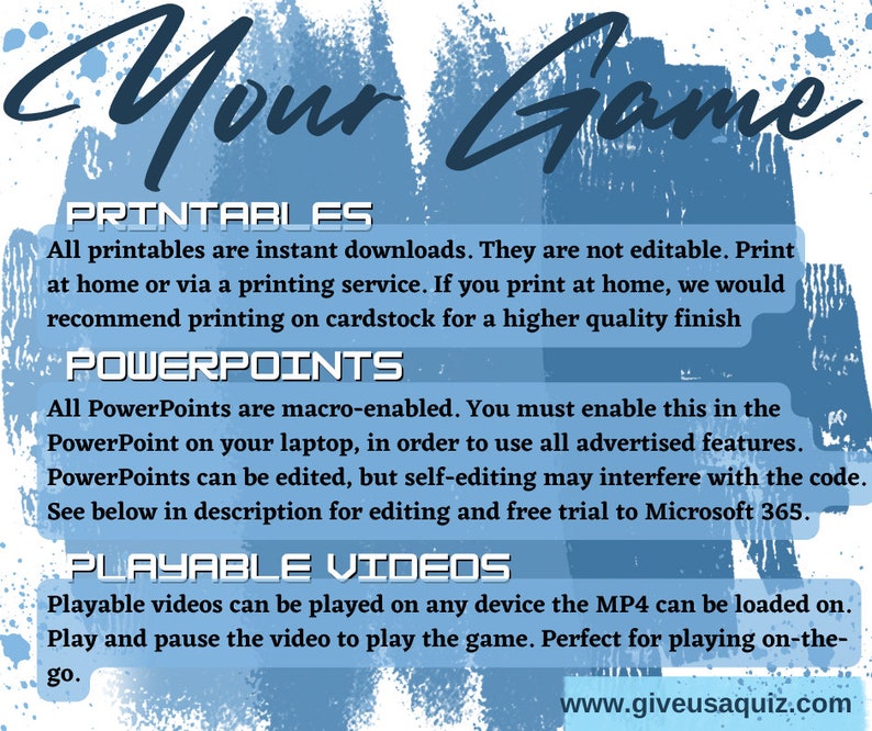 Pub Quiz 2 - Powerpoint & Printable Game (digital Download) - Etsy Canada
