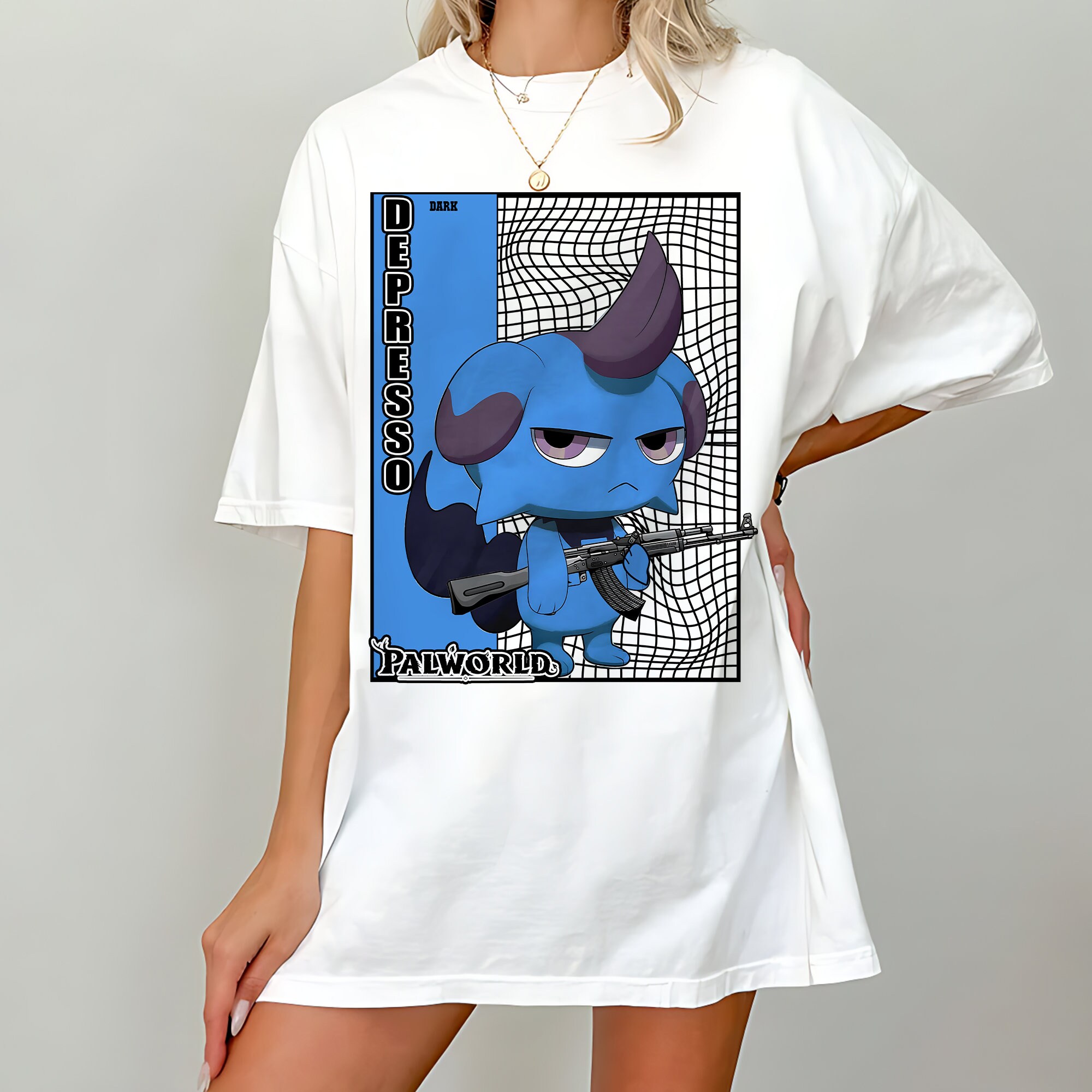 Palworld Gun Depresso Shirt, Palworld Inspired Unisex T-shirt ...