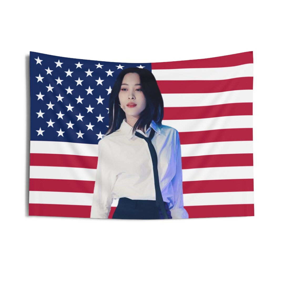 Ryujin Itzy Kpop Flag Banner, Ryujin Merch, Itzy World Tour Decor, Gift ...