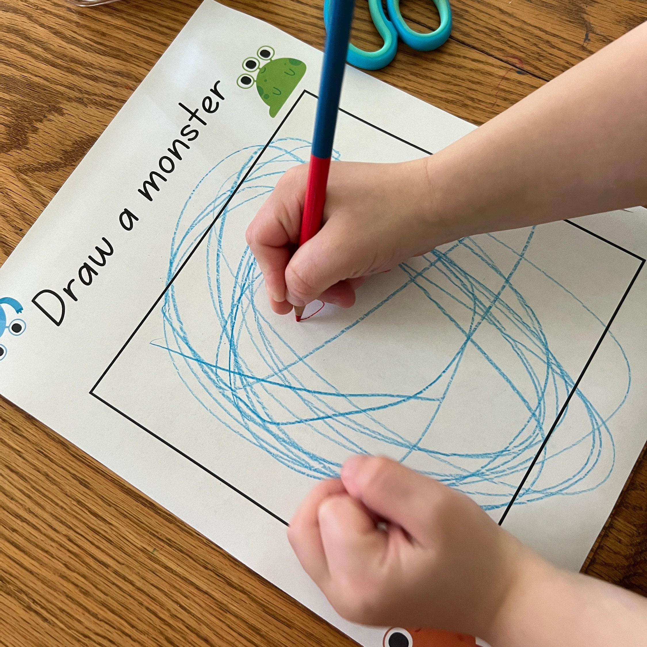 Monster Themed Toddler Printable Activities - Etsy