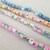 Surfer Necklace With Colorful Heishi Beads, Pastel African Vinyl Disc ...