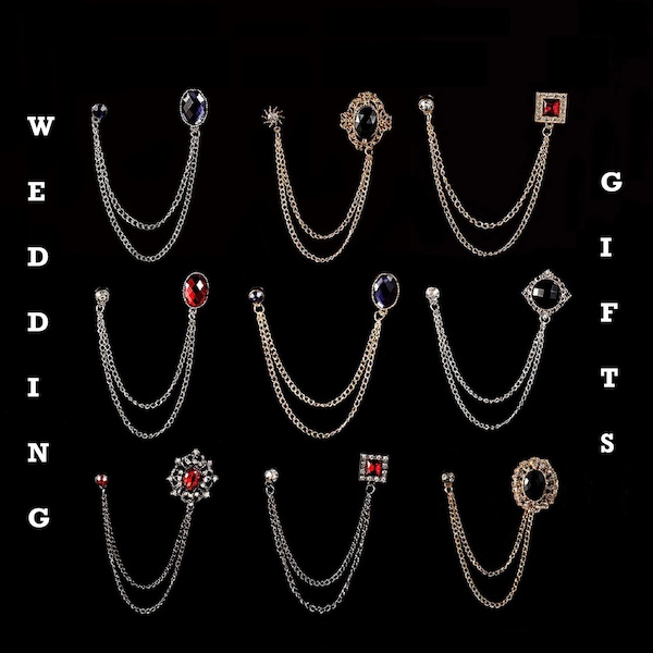 Lapel Pin Chain - Etsy