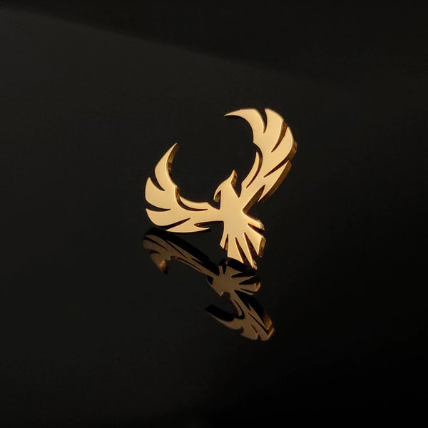 Phoenix Lapel Pin - Etsy