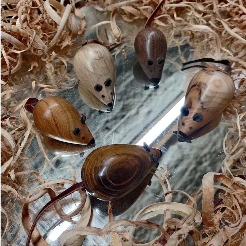 Wooden Mouse - Etsy UK
