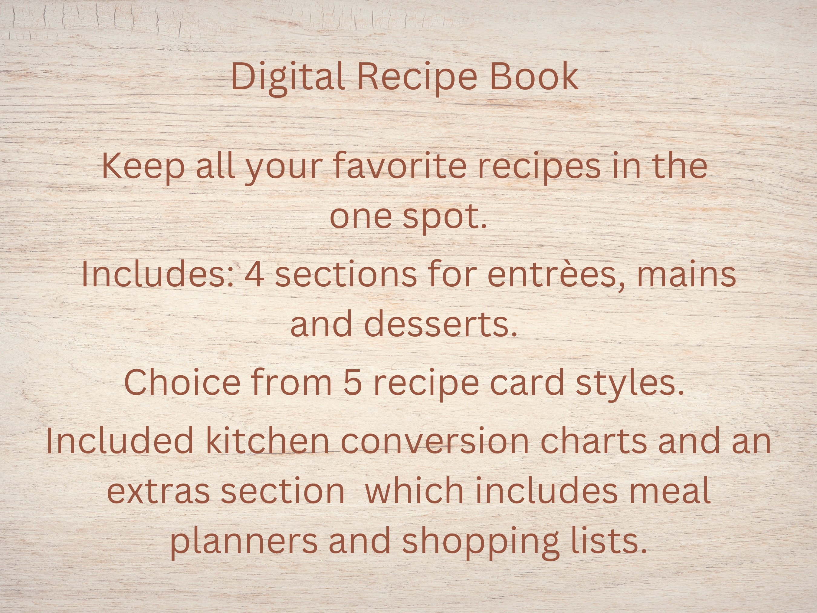Digital Recipe Book for Goodnotes Digital Meal Planner - Etsy