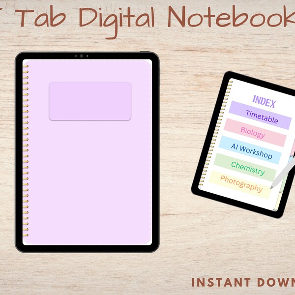 Digital Notebook - Etsy