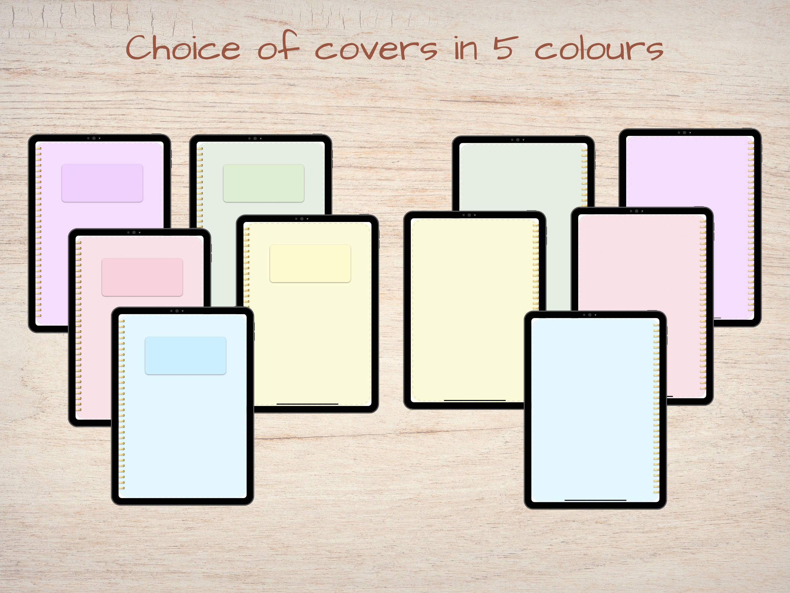 5 Tab Digital Notebook Hyperlinked Tabs Student Notebook - Etsy