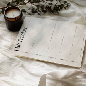 Life Tracker Printable Template PDF Life Counter Habit - Etsy