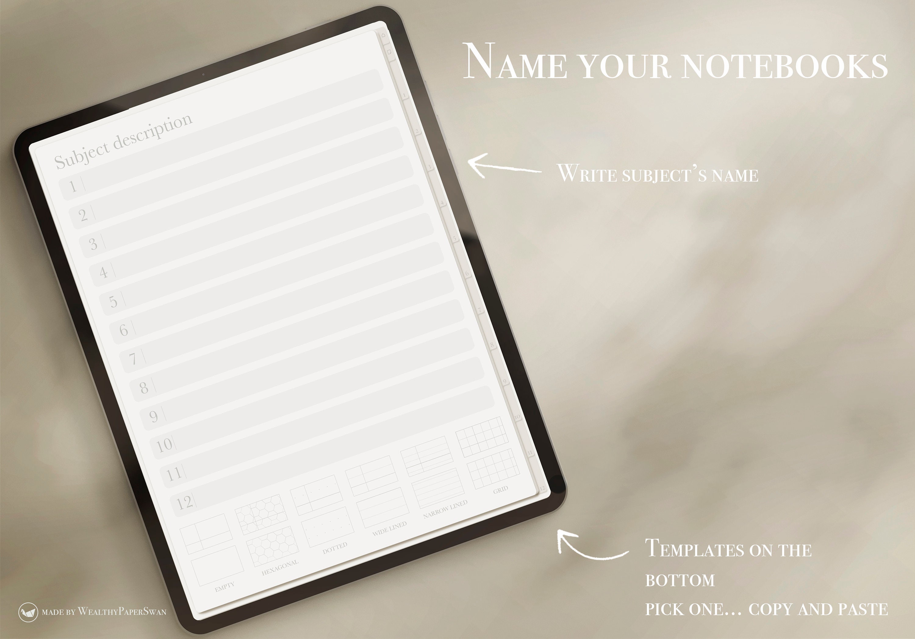 Cornell Method Template PDF Notebook, Digital Note Taking, Cornell Note ...
