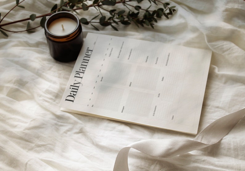 Eisenhower Box & Time Blocking Printable PDF Template, Timebox ...