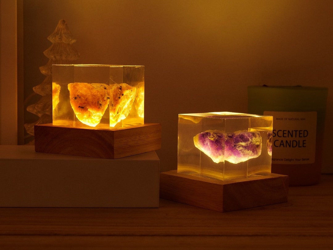 Crystal Lamp/quartz Lamp Decoration/quartz Crystal Night - Etsy