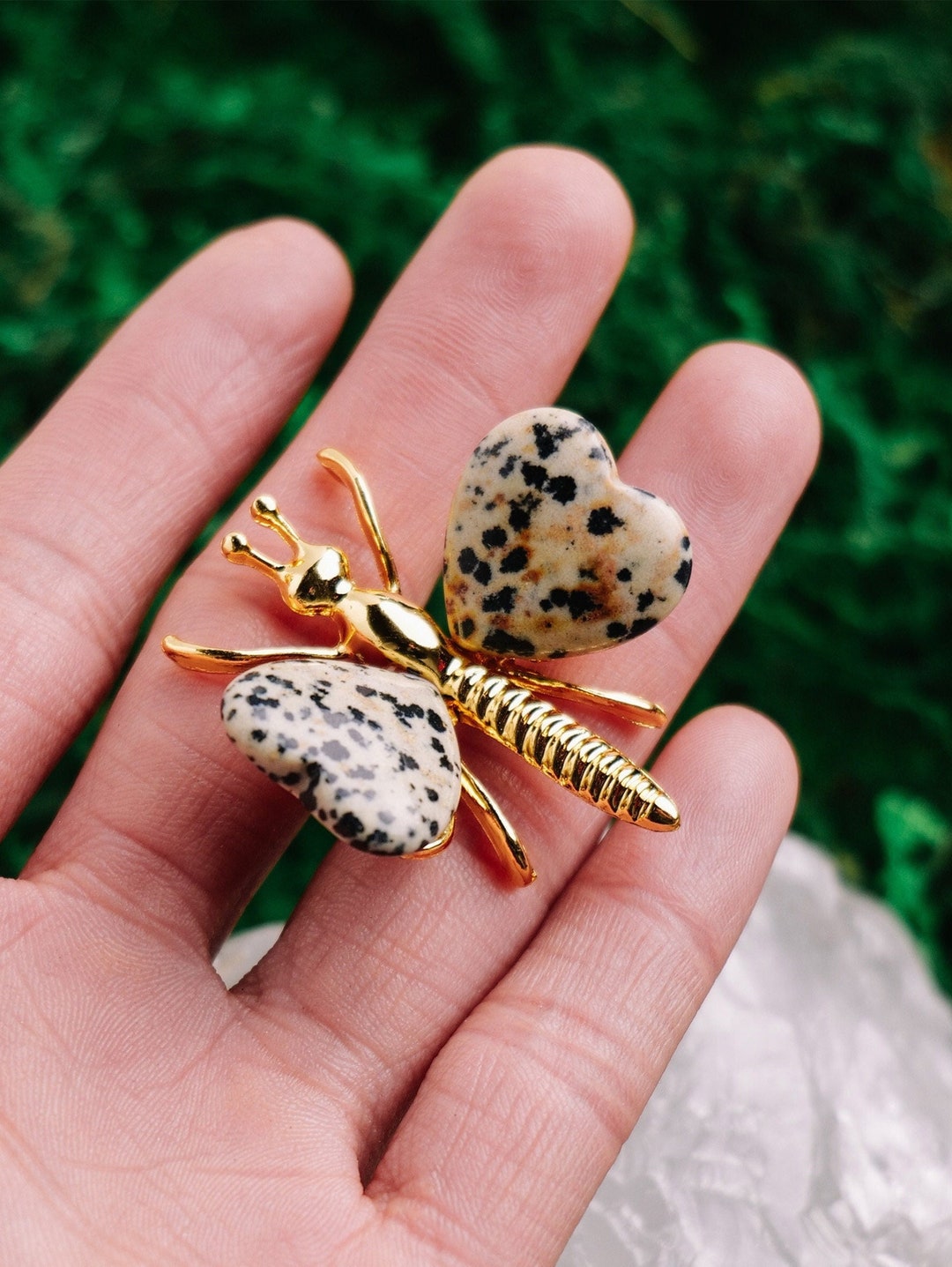 Crystal Mine Natural Spotted Butterfly Creative Crystal - Etsy