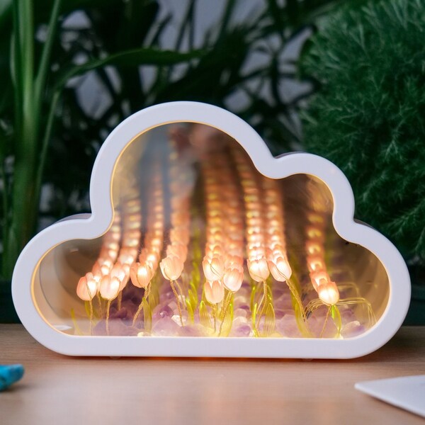 Tulip Cloud Mirror - Etsy