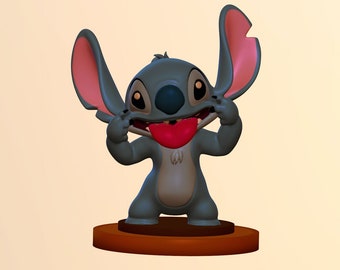 Stitch 3D STL - Etsy
