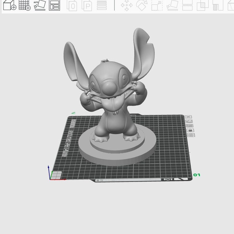 Stitch Dragon Stl File - Etsy