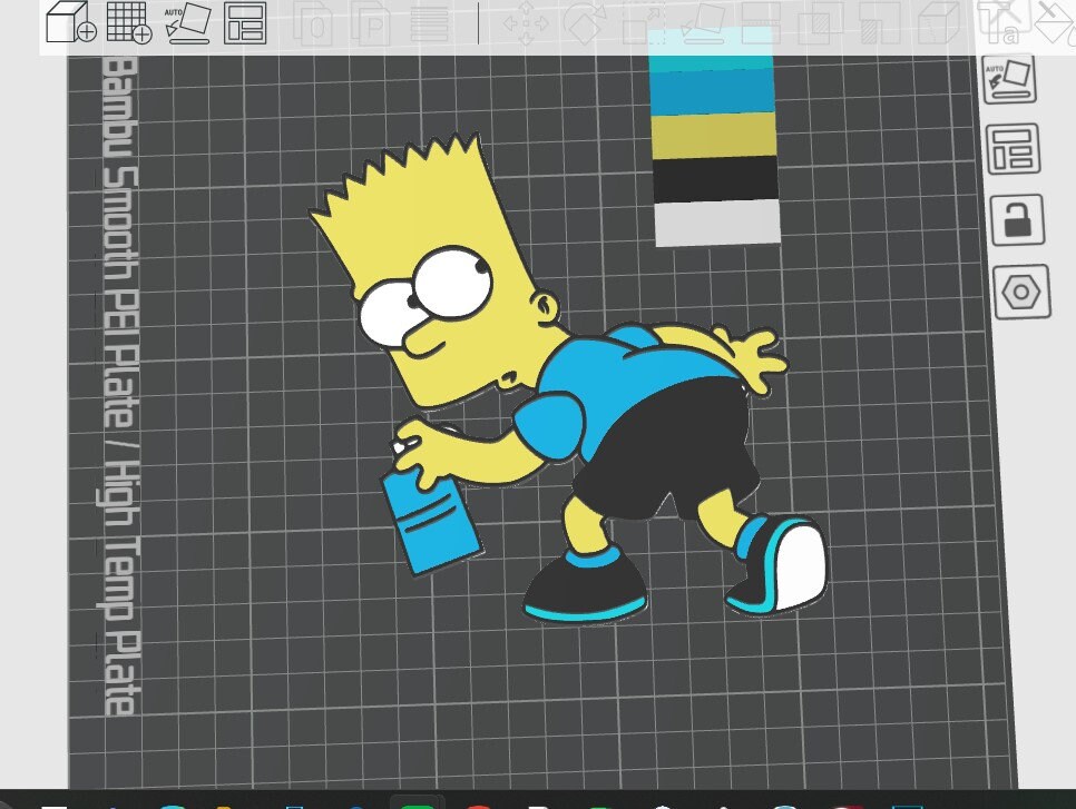 Bart Simpson Stl - Etsy