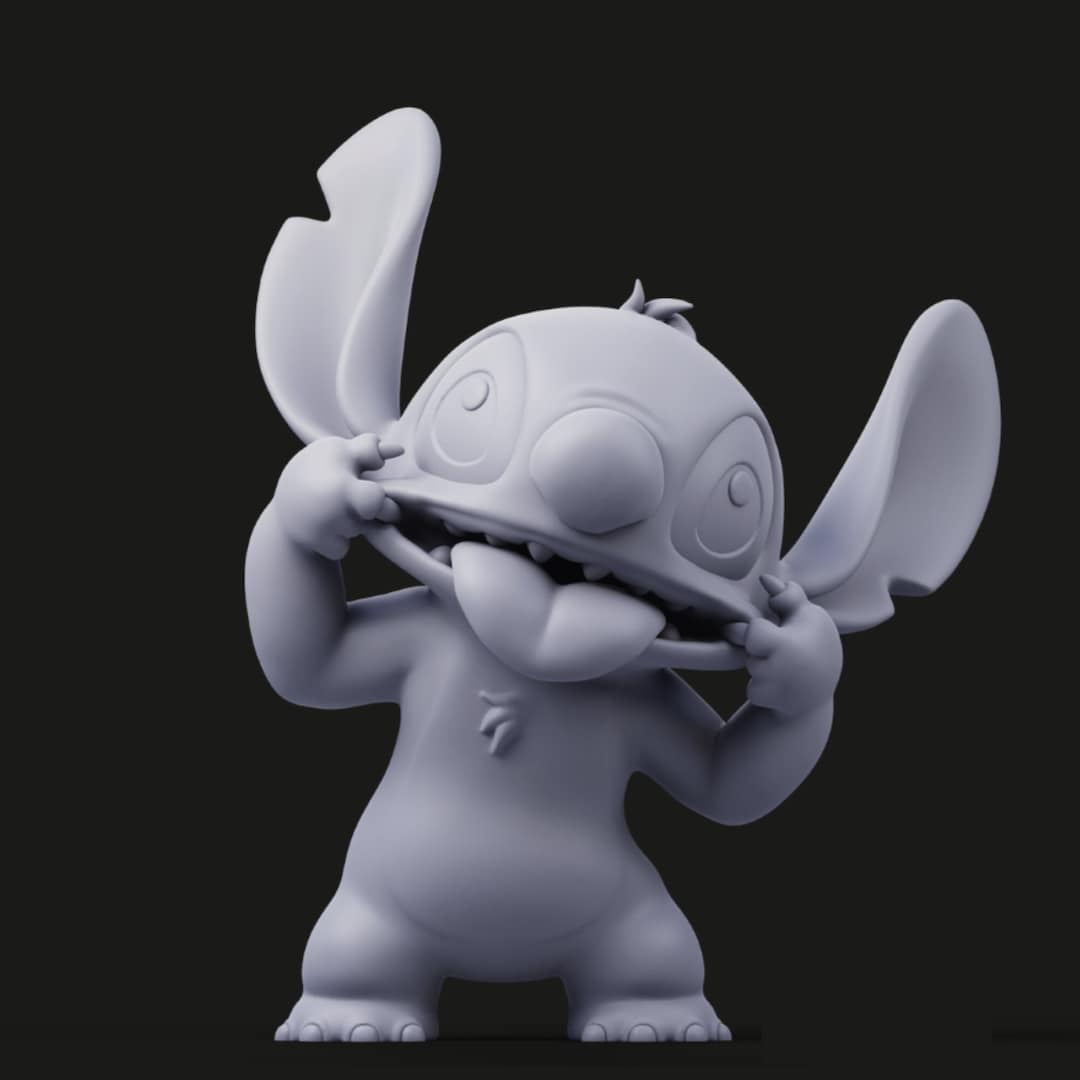 Stitch 3D STL - Etsy