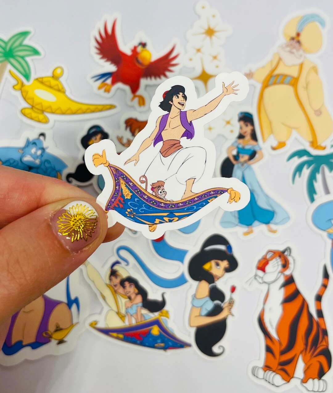 Aladdin Disney Stickers Disney Vinyl stickers Art Scrapbook Journal ...