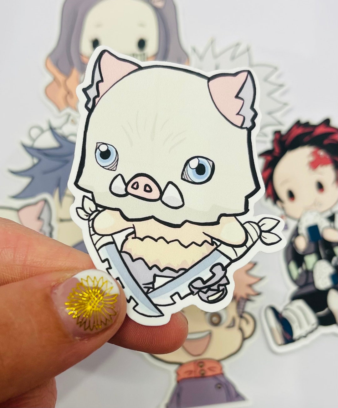 Inosuke Sticker Demon Slayer Vinyl Stickers Anime Stickers Scrapbook ...