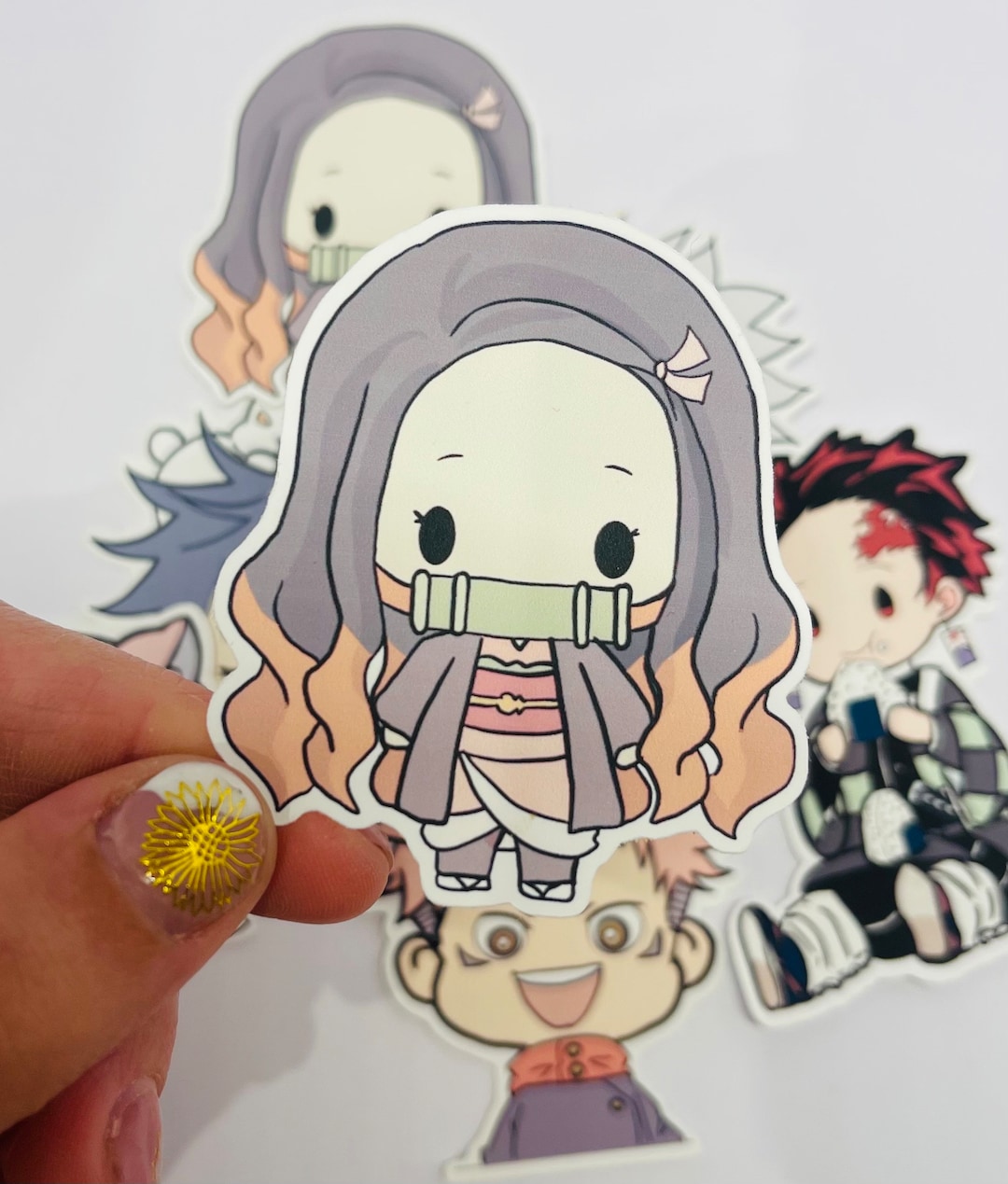 Nezuko Sticker Demon Slayer Vinyl Stickers Anime Stickers Scrapbook ...