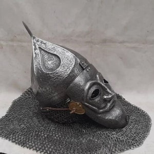 Medieval Knight Mask Ottoman Empire Helmet With Chainmail - Etsy