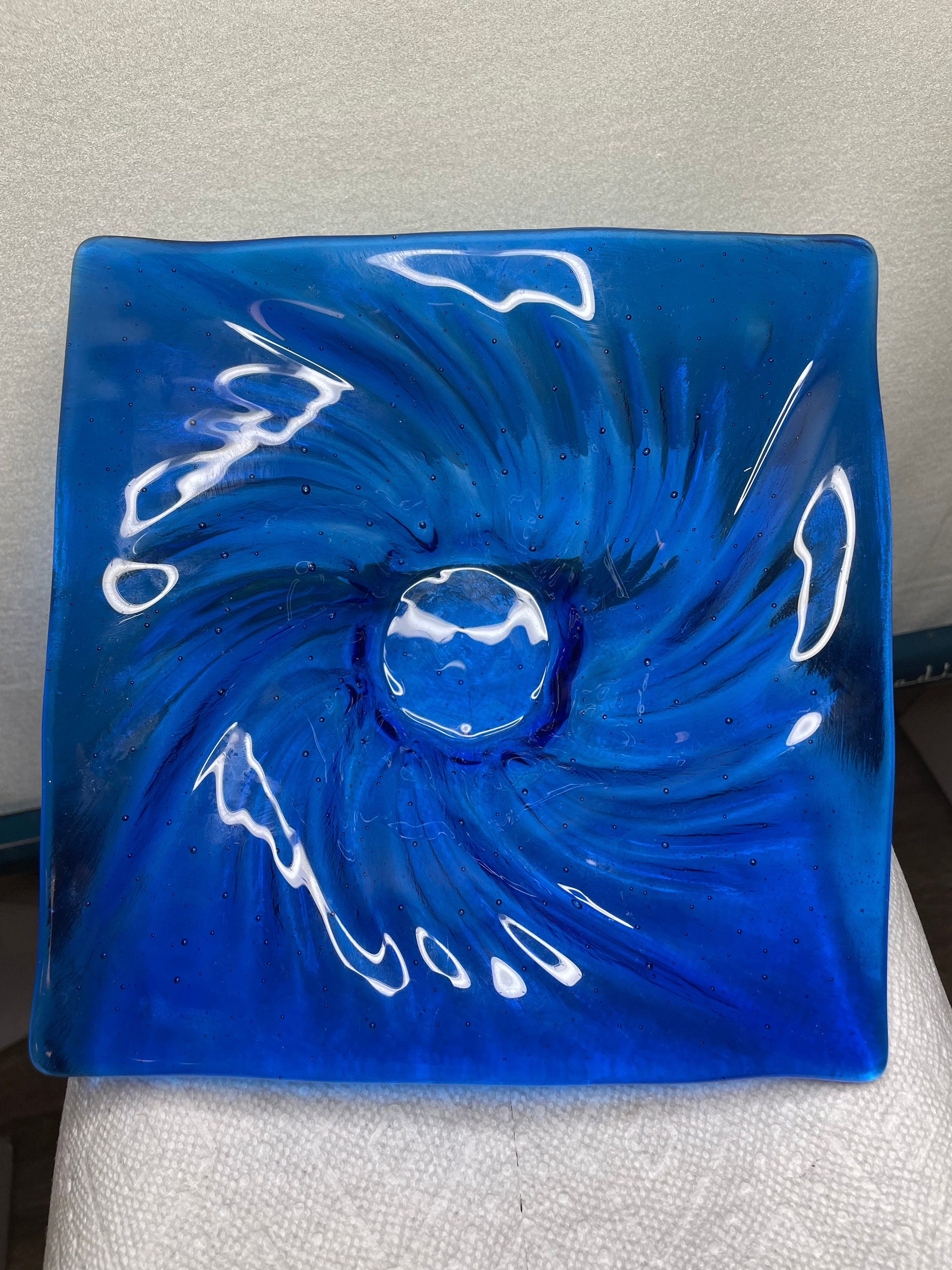 Glass Swirl Bowl - Etsy